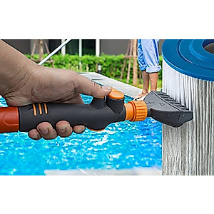 katikies Pool Cartridge Filter Cleaner Tool, Filter Cleaning Wand for Spa & Hot Tub