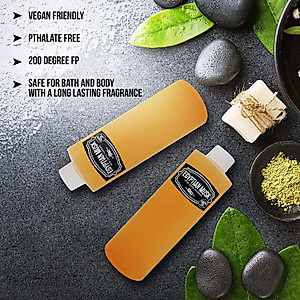 Bargz Light Brown Egyptian Musk Body Oil Scented Fragrance Perfume for Men and Women (10oz)