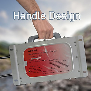 Abakoo 48V 15A RXV Golf Cart Battery Charger for Ez-Go EZgo TXT, with RXV Plug 3 Prong Connector, IP67 Waterproof