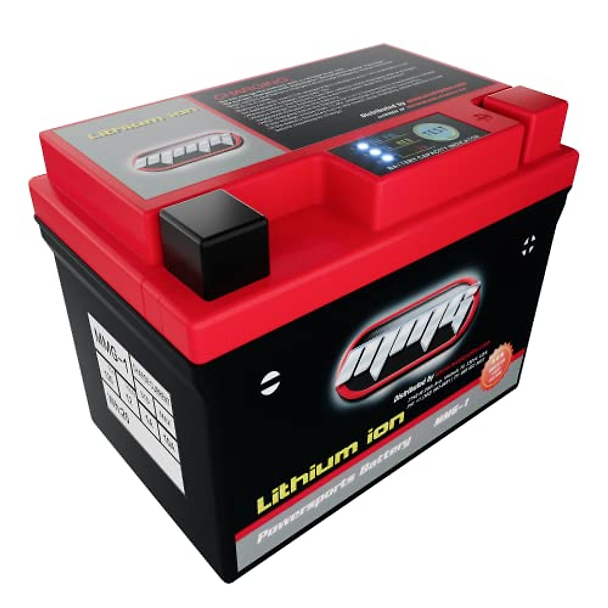 MMG YTX4L-BS 4L-BS Lithium Ion Sealed High Performance Powersports Battery 12V 120CCA Motorcycle Scooter ATV, Factory Activated, Ready to Use (MMG1)