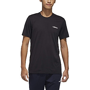 adidas Men's Fast And Confident Tee Black/White Small