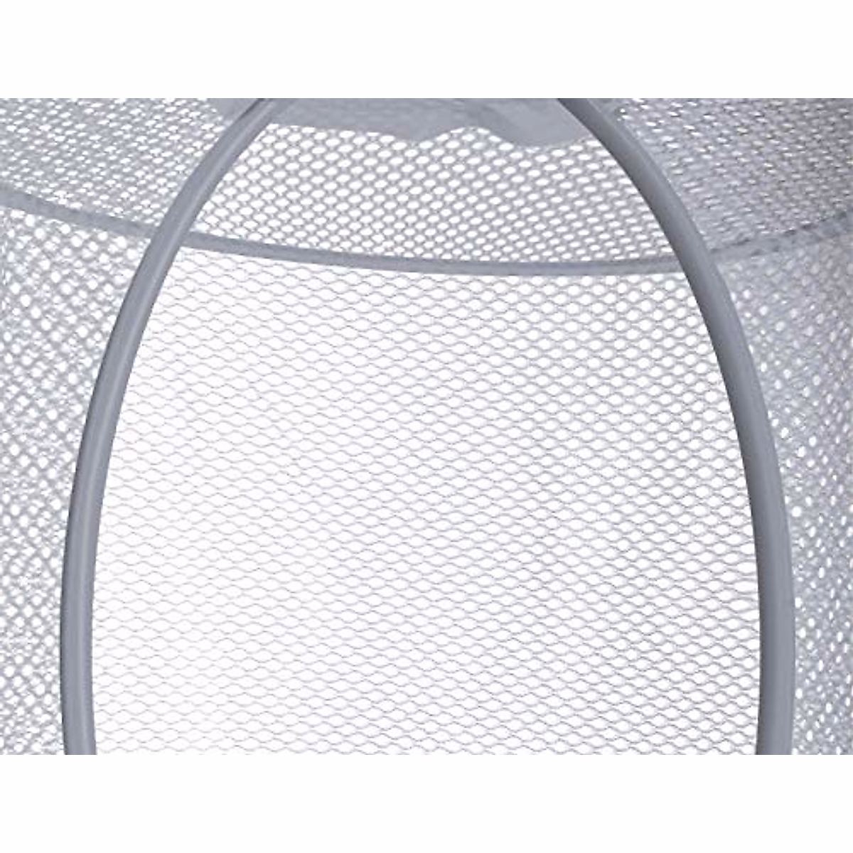 Libeder Mesh Hanging Storage Space Saver Bags Organizer,Foldable Storage Organizer 3/4/5 Compartments Toy Storage Basket for Kids Room Bathroom 2 Sets Grey