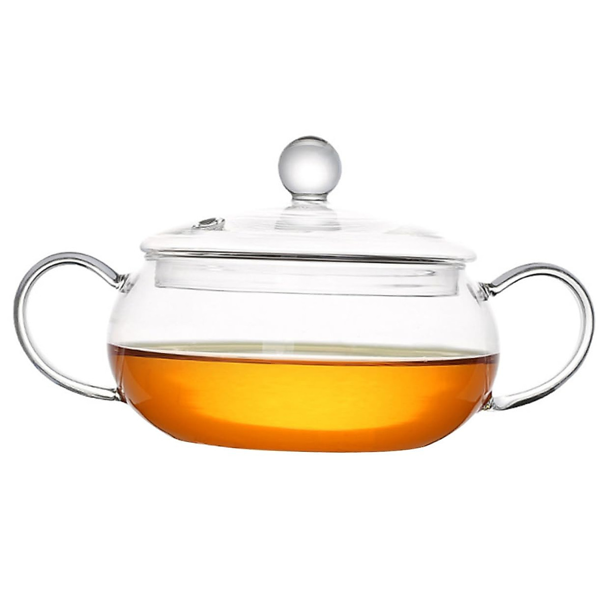 Mikinona with Lid Versatile Glass Saucepan for Cooking Serving and Baking Ideal for Stovetop Oven Use for Soups Sauces and More