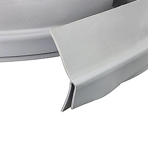Overhead Garage Door- Reverse Angle Clip On Jamb Seal - Commercial Weatherseal Exclusive for100% OEM - USA Vendor for GarageDoorProject (ReverseAngleSealBlack;Two100'Rolls/ctn)