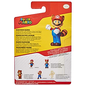 Super Mario Racoon Mario 2.5" Collectible Toy Action Figure
