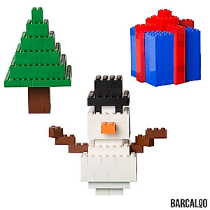 Barcaloo 1000 Piece Building Bricks Play Set, 10 Classic Colors Bulk Building Blocks, Generic Brick Building Parts, for Boys and Girls, Classic