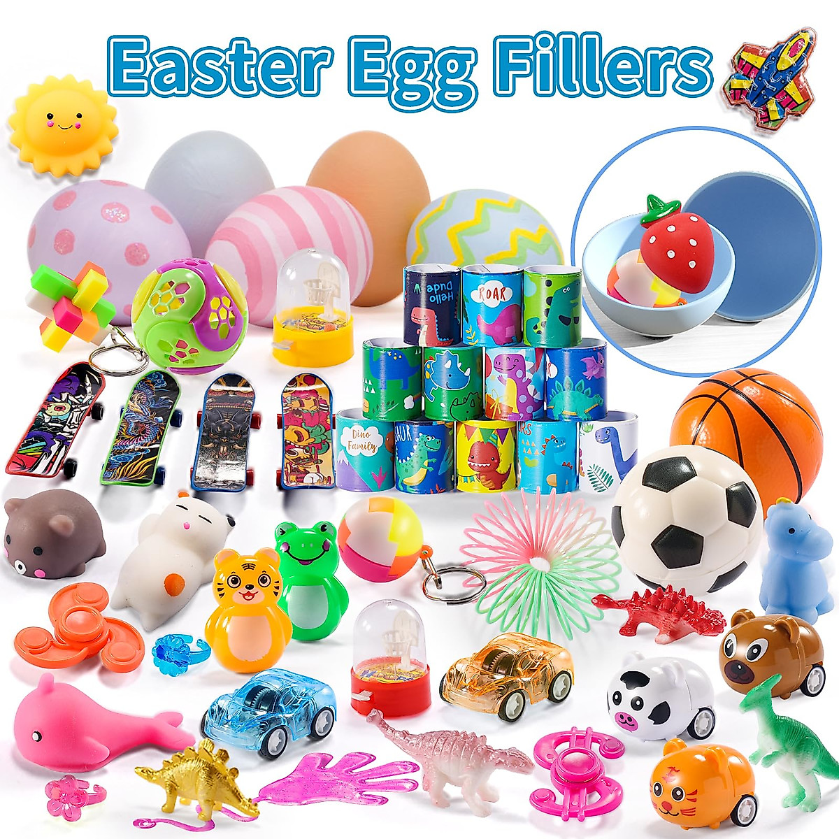 Yutin 120PCS Party Favor for Kids Treasure Prizes box Toys, Goodie Bags Stuffers for Classroom Rewards, Small Fidget Bulk Pinata Toy Fillers, Birthday Gift Little Toy Prize Boy 3-5 4-8-12