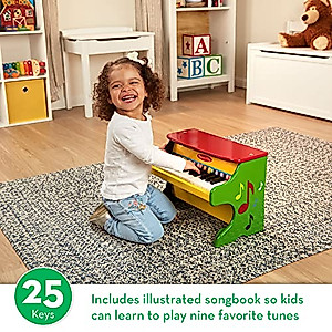 Melissa & Doug Learn-To-Play Piano With 25 Keys and Color-Coded Songbook - Toy Piano For Baby, Kids Piano Toy, Toddler Piano Toys For Ages 3+