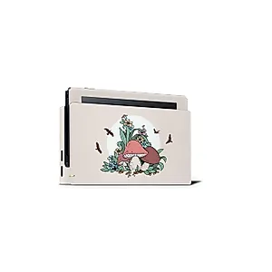 Tacky design Mushroom Skin Compatible with Nintendo Switch Skins Decal, Kawaii Vinyl 3m Compatible with Nintendo Switch Stickers Full wrap Cover