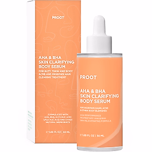 Butt Acne & Ingrown Hair Treatment Serum | AHA & BHA Butt Acne and Ingrown Hair Treatment For Bikini Area | Get rid of Butt Acne, Ingrown Hair, Back Acne, Strawberry Legs, KP and Razor Bump | After Waxing Skin Care | Glycolic and Salicylic Acid Body Serum
