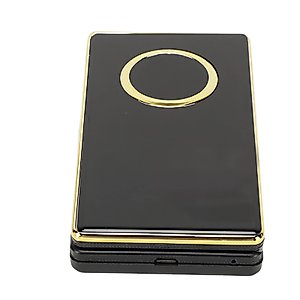 ASHATA 2G Flip Mobile Phone with 2.8in Screen, Easy to Use Big Button Unlocked Senior Flip Cell Phone, Dual SIM Seniors Phone with One Touch Dial, Super Loud Volume, Gifts for Parents(Gold)