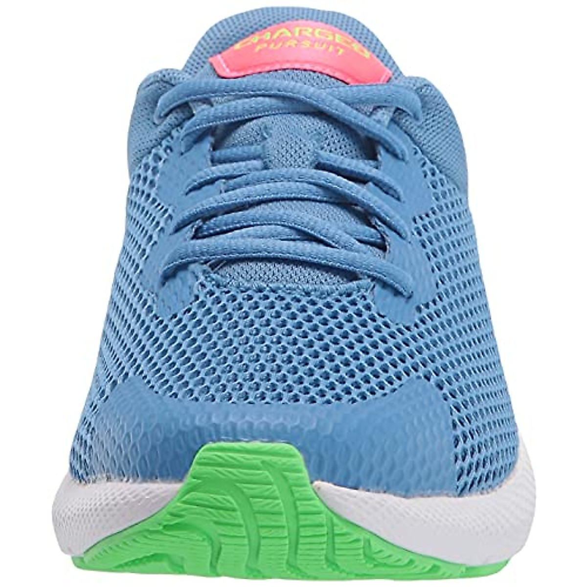 Under Armour Girls' Big Kid Grade School Charged Pursuit 2 BL, River (400)/White, 4.5