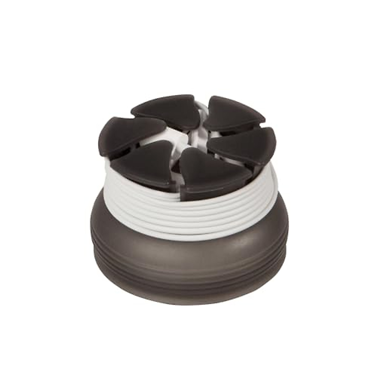 Digital Innovations The Nest – Tangle-Free Earphone / Earbud Case, Durable and Compact Storage System, Black