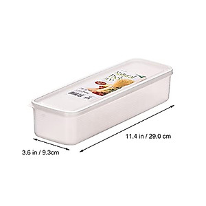 Cabilock Storage Drawers Storage Drawers 2pcs Pasta Container Spaghetti Noodle Storage Spaghetti Keeper Box Kitchen Pantry Storage Noodle Storage Container Spaghetti Noodles Spaghetti Noodles