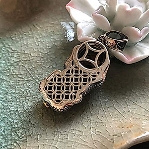 Two Tone 925 Sterling Silver Chinese Mystic Lucky Ancient Animal PIXIU Pendant for Men Women