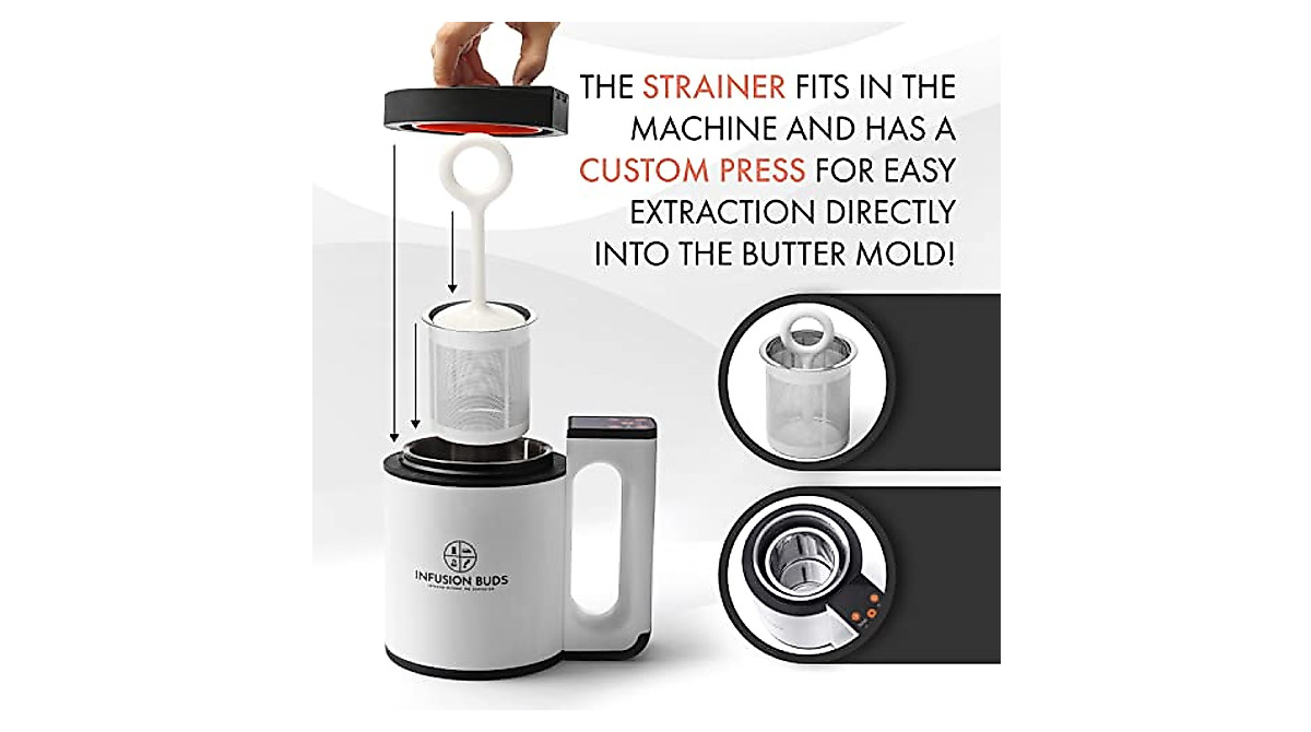 Infusion Buds 2-In-1 Herb Decarboxylator & Butter Maker