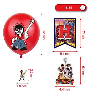 Coco Birthday Party Supplies, Coco Cartoon Themed Party Supplies
