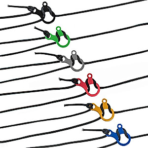 3 Hole Tensioner – Adds Tension to Line of Various Makes (10 Pack, Red)