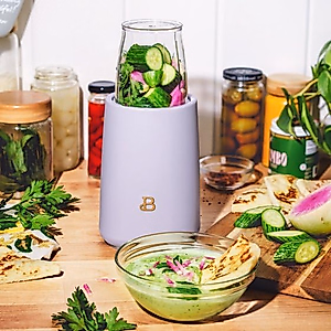 Beautiful Personal Blender Set with 12 Pieces, 240 W, (Lavender) by Drew Barrymore