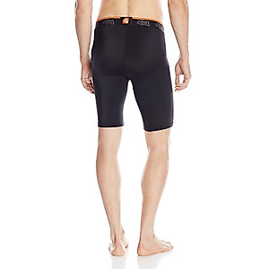 Shock Doctor Compression Shorts Cup INCLUDED - Athletic Supporter Underwear with Pocket and Cup - ADULT Black