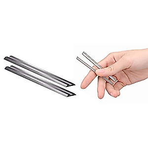 OSCARBIDE 82mm TCT Carbide Planer Blades 3-1/4 inchPortable Planer Knives for Makita,DeWalt,BOSCH, WEN, Ryobi,Black&Decker and most Handheld Planers,10 Pieces/Set