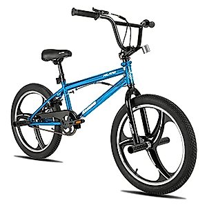 HH HILAND 20 Inch 3 5 Spoke Kids BMX Bike for Boys Girls Ages 5-12, 360 Degree Rotor Freestyle, 4 Pegs Single Speed Kid’s BMX Bicycle, Multiple Colors
