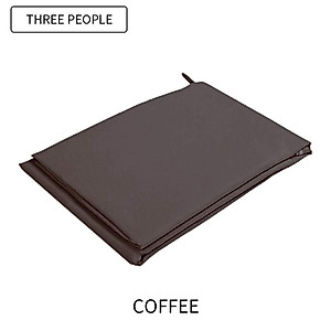 Swing Canopy Replacement, 77''X49'' Sun Shade Waterproof Swing Top Cover Garden Swing Top Canopy Cover for Outdoor Yard Park Porch Patio Furniture Awning Canopy Patio Furniture, Coffee