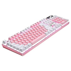SOLUSTRE 104 Hardware Ultra Compact Keyboard Mechanical Electronic RGB Keyboard Private Model Computer Wired Keyboard USB Wired Keyboard Wired k500 Accessories Mechanical Feel Shine abs
