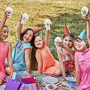 Civaner 24 Pcs Valentine's Day Mini Plush Stuffed Animal Toys Tiny Pendant dog Bear Doll for DIY Keychain Birthday Wedding Xmas Decorations Party Favor Backpack Handbag Accessory (Dog with Heart)