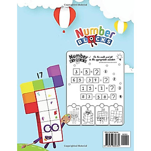 Number Blocks Math Book: Addition & Subtraction Workbook, Ages 3 to 8, Place Value, Regrouping,math maze....and MORE !!!