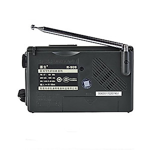 TECSUN R-909 AM/FM/SM/MW (9 Bands) Multi Bands Radio Receiver Broadcast with Built-in Speaker