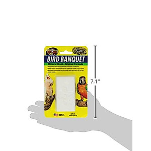 Zoo Med Mineral Block Original Formula Banquet Bird Food, 5-Ounce