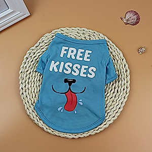 Small Dog Clothes Female Set Dog Clothing T Shirt Vest Lightweight Stretchy T-Shirts Soft Shirts Puppy Costume for Small Dog