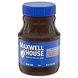 Maxwell House Original Blend Instant Coffee, Medium Roast, 8 Ounce Jar (Pack of 3)