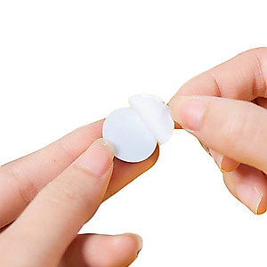 BOEYAA Wiggle Googly Eyes 100 Pcs Self-Adhesive Wiggle Eyes Round Plastic Eyes with Eyelashes for Handmade DIY Craft Decoration Making Accessories (20mm)