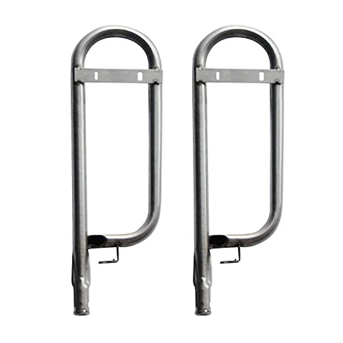 Hongso #304 Curved Stainless Steel Burner Replacement for Dyna-Glo DGP350NP, Master Forge MFA350BNP MFA350CNP, Pipe Burner Tube Left and Right 1 Pair Curved Pipes SBT351