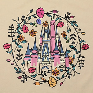 Magical Shirt for Women Magic Kingdom T Shirt Family Holiday Vacation Tee Castle Graphic Short Sleeve Tops Apricot
