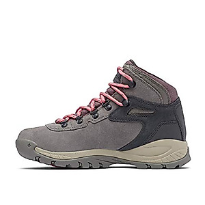 Columbia Women's Newton Ridge Plus Waterproof Amped, Stratus/Canyon Rose, 8.5
