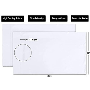 Utopia Bedding Queen Pillowcases - 12 Pack - Bulk Pillowcase Set - Envelope Closure - Soft Brushed Microfiber Fabric - Shrinkage and Fade Resistant Pillow Covers 20 x 30 Inches (Queen, White)