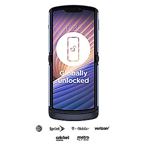 Motorola Razr 5G | Unlocked | Made for US | 8/256GB | 48MP Camera | 2020 | Polished Graphite