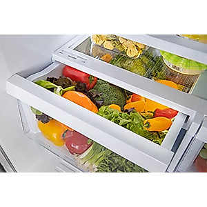Winia 26cu.ft. French Door Refrigerator with Ice & Water Dispenser, Stainless Steel