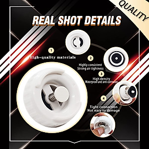 luclyyasys Upgraded Humidifier Bottle Valve Cap Assembly 509229-1 ESK509229-1 822419-2 EA1407 822419-2 EMR824117 Compatible with Emerson MoistAir Essick Air Kenmore Humidifier Parts-1 Year QA