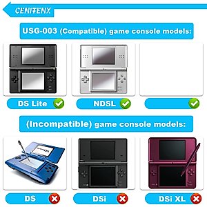 CENIFENX DS Lite Battery USG-003 3.7V 1000mAh Replacement for Nintendo DS Lite NDSL Game Player Battery with Repair Tool Kit (Not for Nintendo DSi, DSi XL, DSi LL)