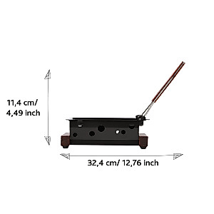 Boska Raclette Grilling Set - Partyclette To Go Vienna Set - Suitable for Cheese, Meat, Fish, and Vegetables - Portable Non-Stick - Dishwasher Safe Wedding Registry Items