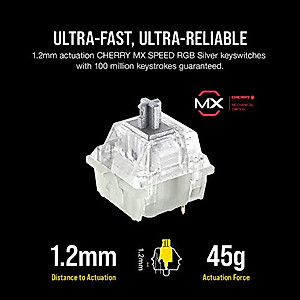 Corsair K95 RGB PLATINUM XT Mechanical Wired Gaming Keyboard - Cherry MX Speed Switches - PBT Double-Shot Keycaps - iCUE Compatible - QWERTY NA Layout - Black