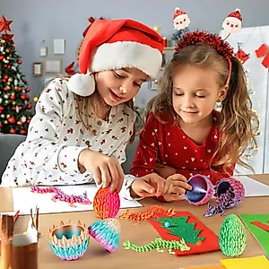 SHUWND 4PCS Easter 3D Printed Dragon Eggs with Dragon Inside,Easter Basket Stuffers,Easter Basket Essentials,Prefilled Mini Eggs Articulated Crystal Dragon Fidget Toys,Mystery 3D Printed Animals Set