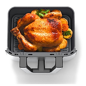 Bella Pro Series - 9-qt. Digital Air Fryer with Dual Flex Basket - Stainless Steel