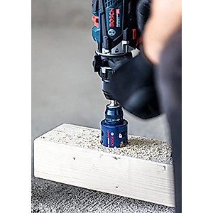 Bosch Professional 1x Expert Construction Material Hole Saw (for Softwood, Ø 68 mm, Accessories Rotary Impact Drill)