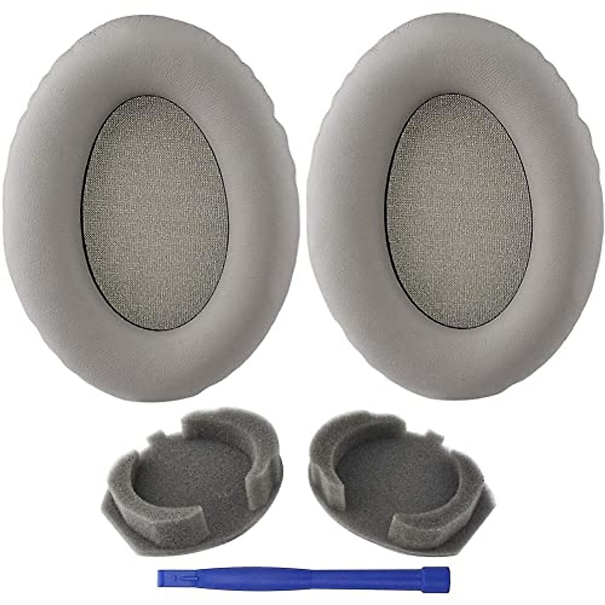 WH-1000XM3 Ear Pads, BUTIAO Replacement Protein Leather Ear Cushions Cups Memory Foam Earpads Earmuffs for Sony WH-1000XM3 WH1000XM3 WH 1000XM3 Over-Ear Headphones - Champagne