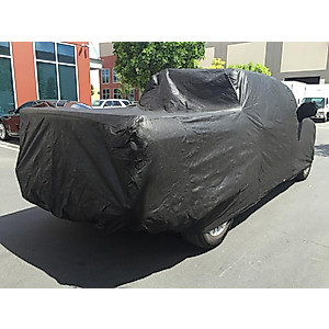 CarsCover Custom Fits for 2001-2024 Ford F150 Crew Cab 5.5ft Short Bed Box Truck Car Cover Premium Xtrashield Black